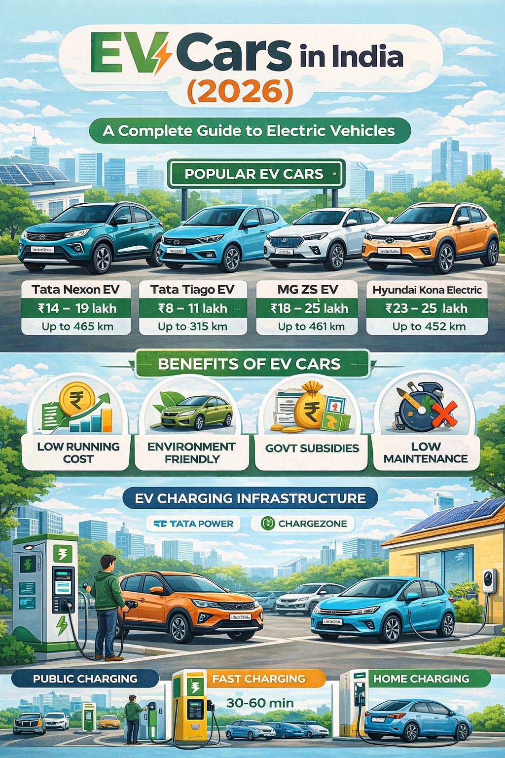 Best EV Cars in India 2026: Price, Range, Charging & ComparisonUsed ...